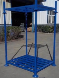 Stacking frame rack